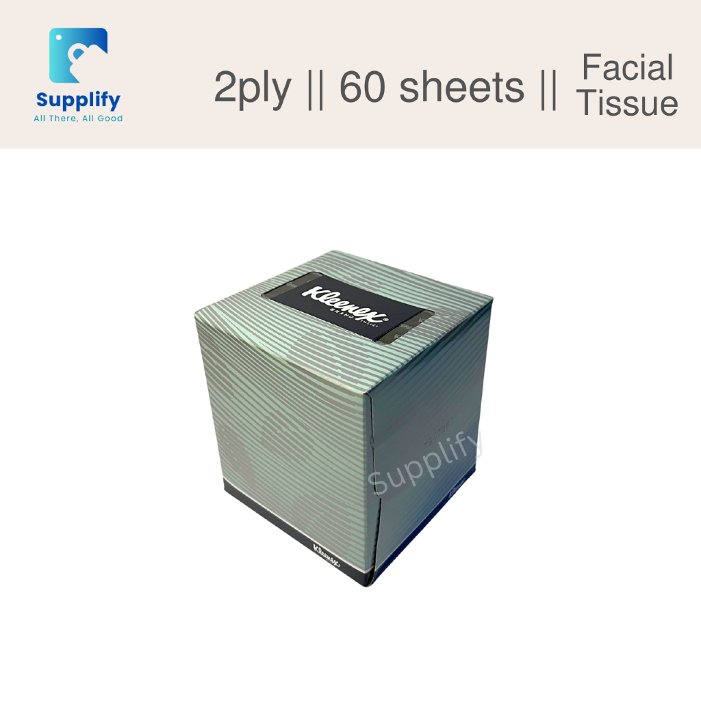 Kleenex Facial Tissue Cube Box (2ply x 30 sheets) | Shopee Philippines