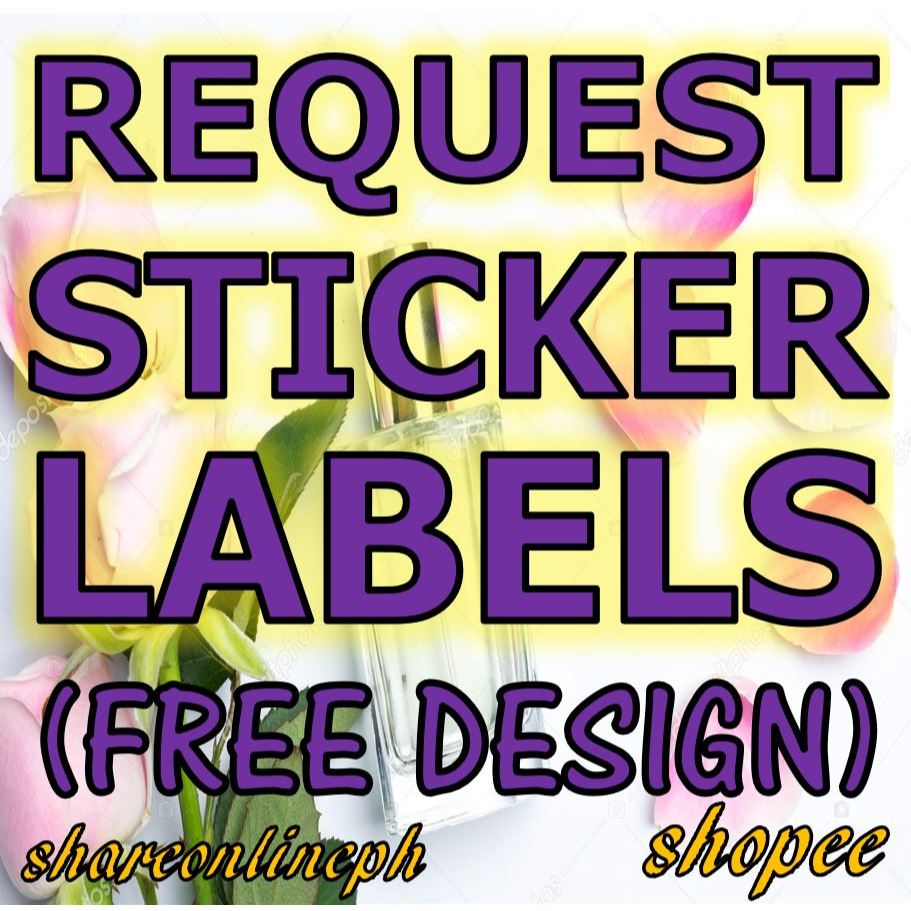 Request Sticker labels Customized Design for any bottle & Container ...