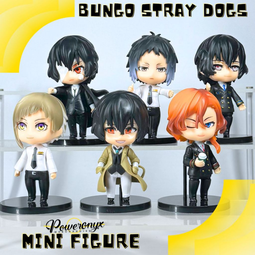 Bungo Stray Dogs Osamy Dazai Chuya Nakahara Atsushi Ryunosuke Mini ...
