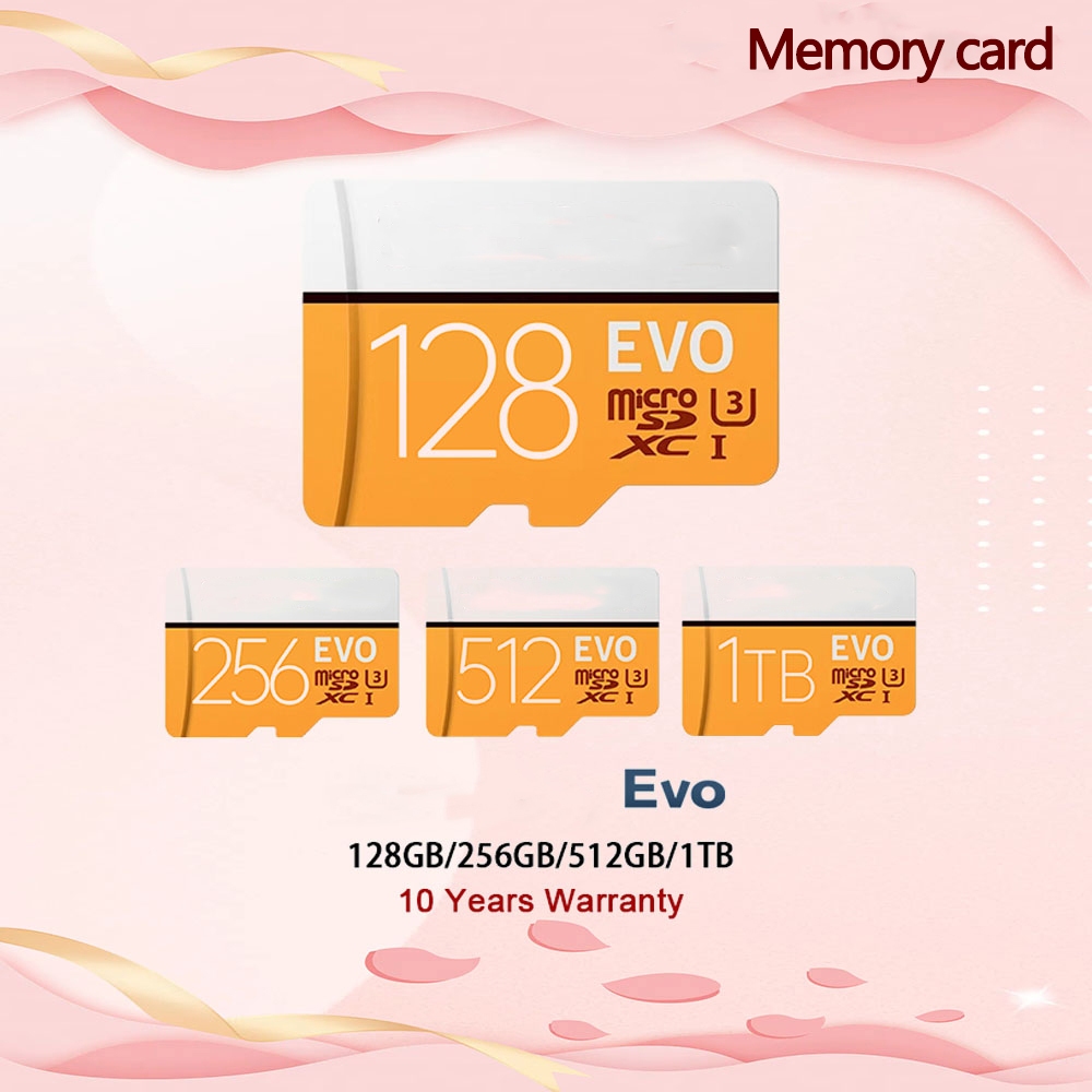 Micro SD Card EVO 128GB 256GB 128GB 1TB Memory card with Adapter ...