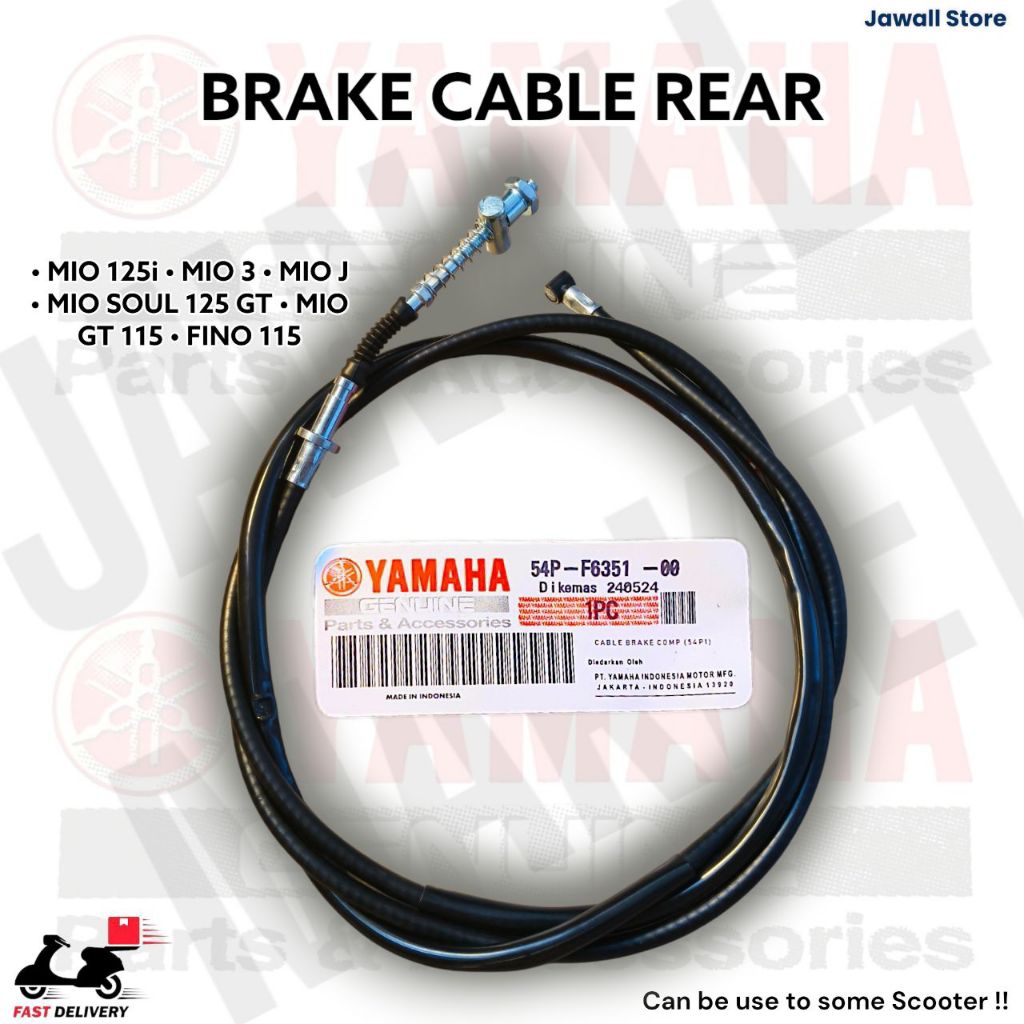 Brake Cable Mio 125, Mio 3 Mio Soul 125 Gt Mio j Msi 115 Gt, Fino 115 ...