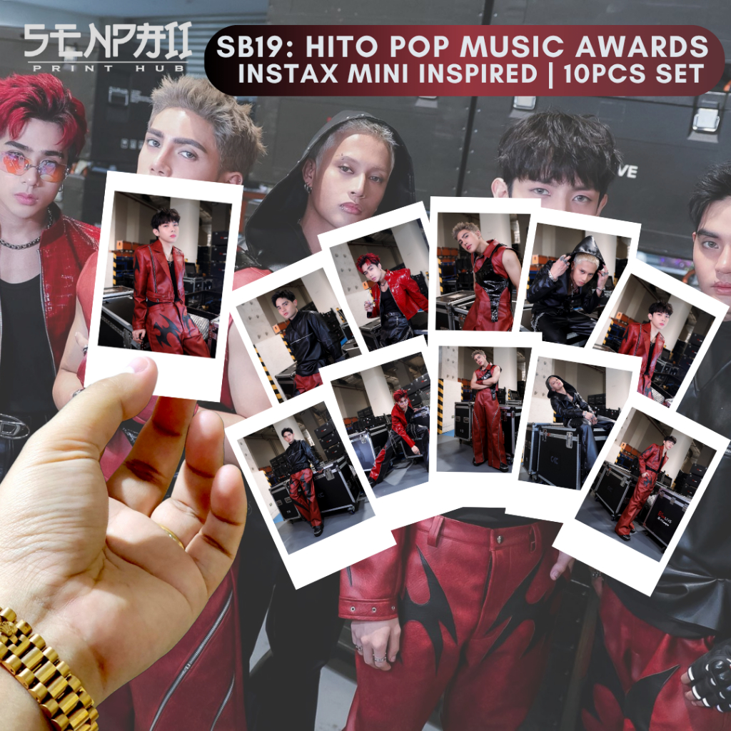 SB19: HITO POP MUSIC AWARDS | INSTAX MINI INSPIRED PHOTOS | Shopee ...