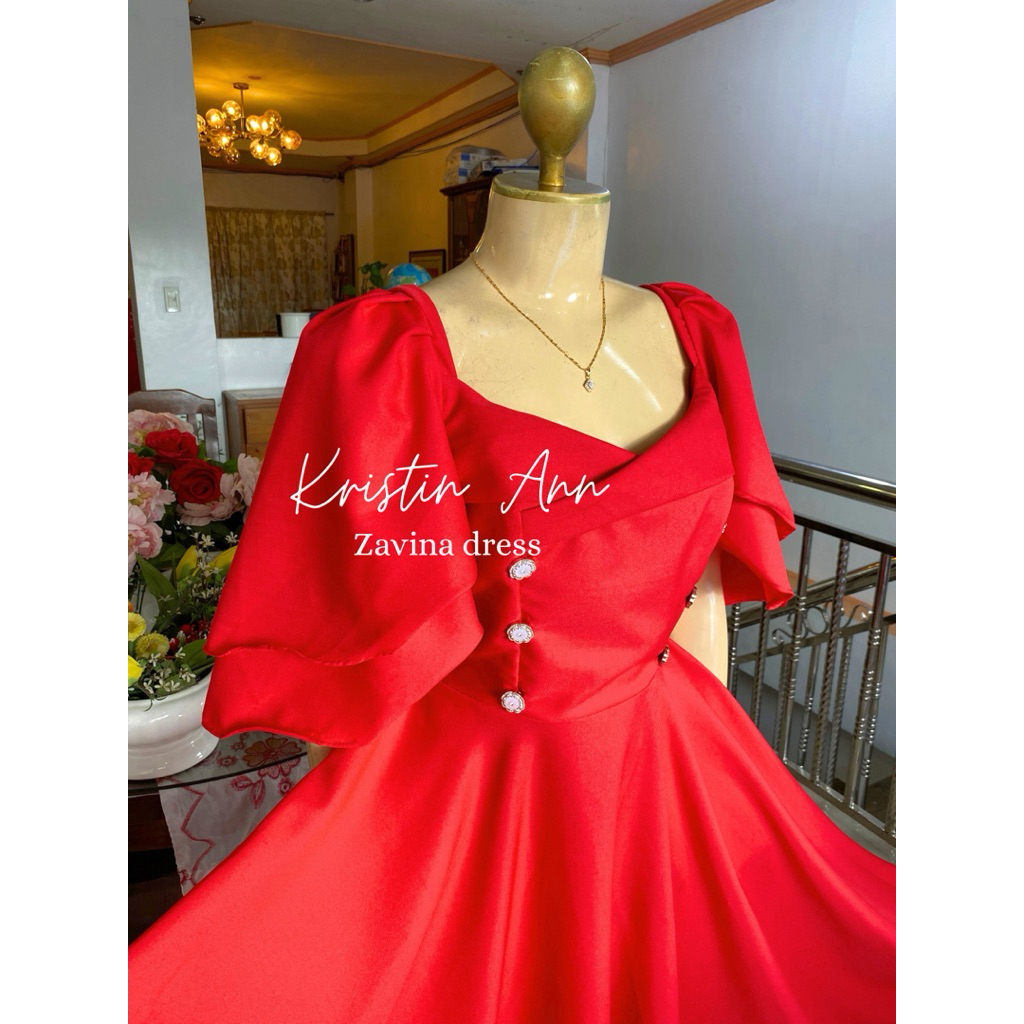 ZAVINA DRESS | Kristin Ann | Maxi dress | Plain & Elegant | Church ...