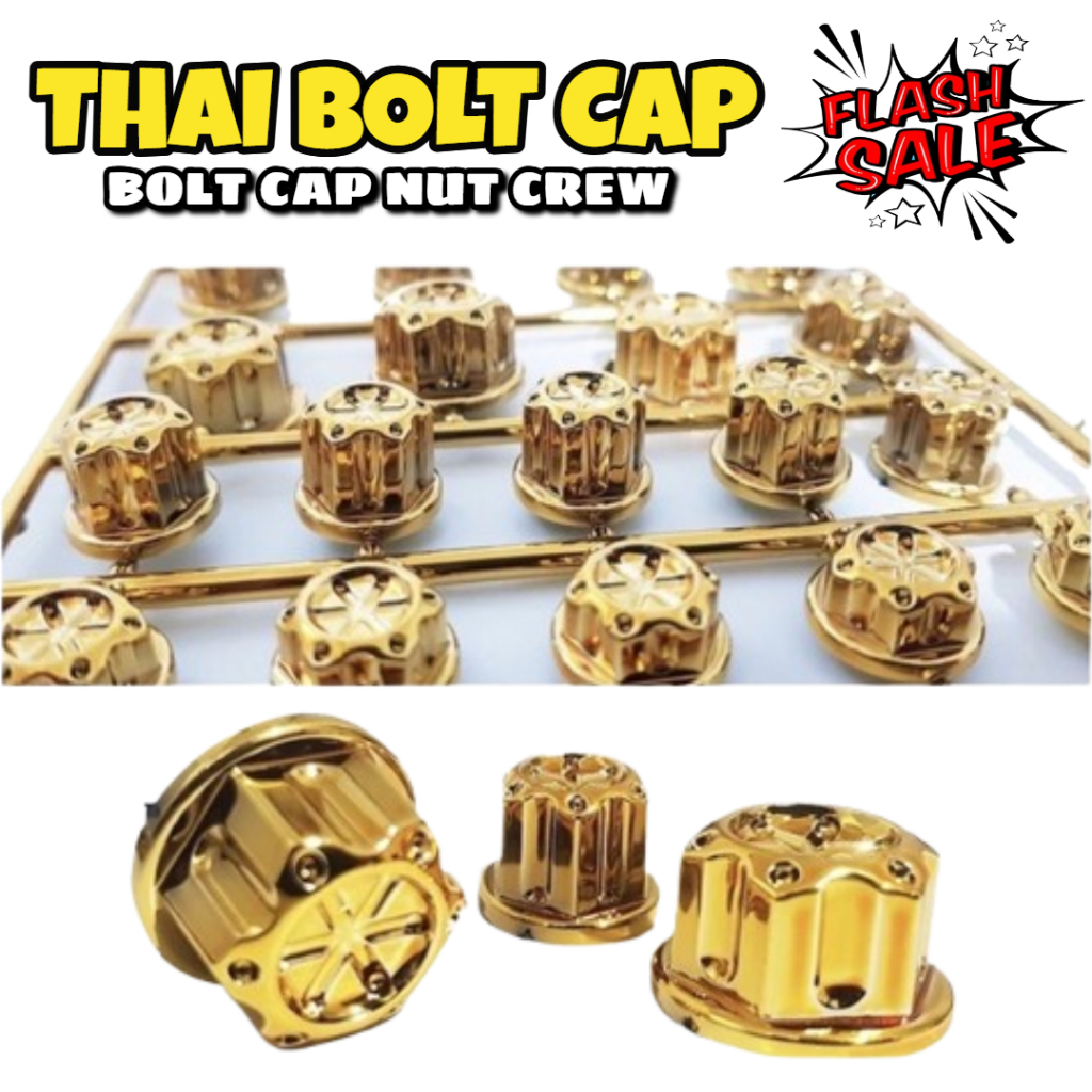 SKYGO Archer 110 - THAI Bolt Cap Crew Nut Set 30pcs |Gold Color Gold ...