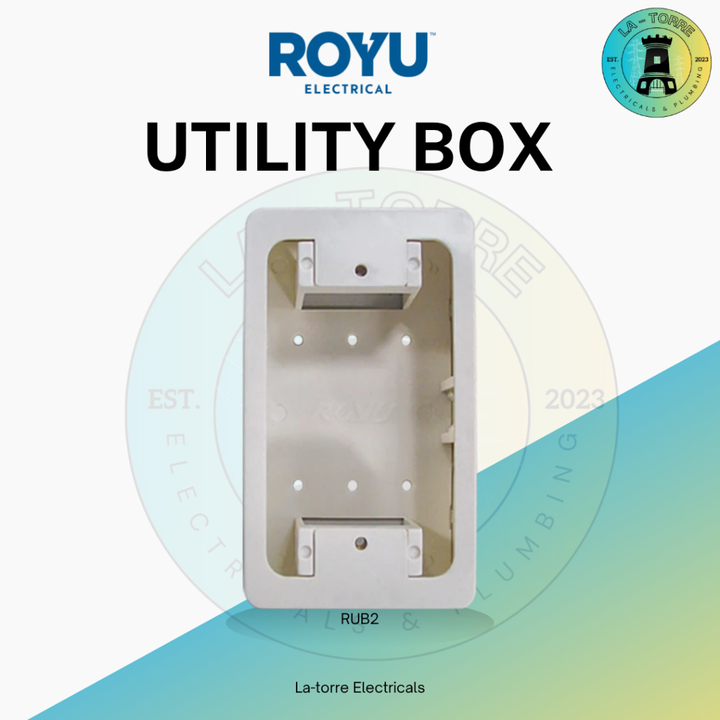 ROYU SURFACE UTILITY BOX (WHITE) | Shopee Philippines