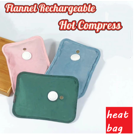 Electric Hot Compress Heat Pack Hot Water Bag Rechargeble | Shopee ...