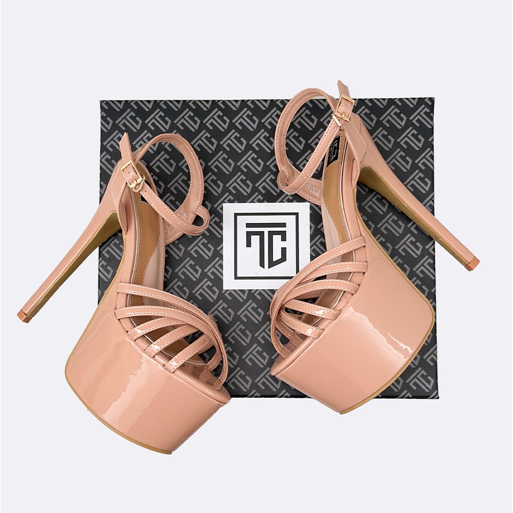 TC PAGEANT HIGH HEELS NUDE COLOR 6.5 INCHES | Shopee Philippines