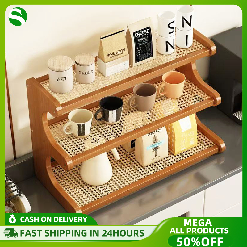 Cup Holder Storage Rack Dining Table Countertop Cup Holder Tabletop Tea ...