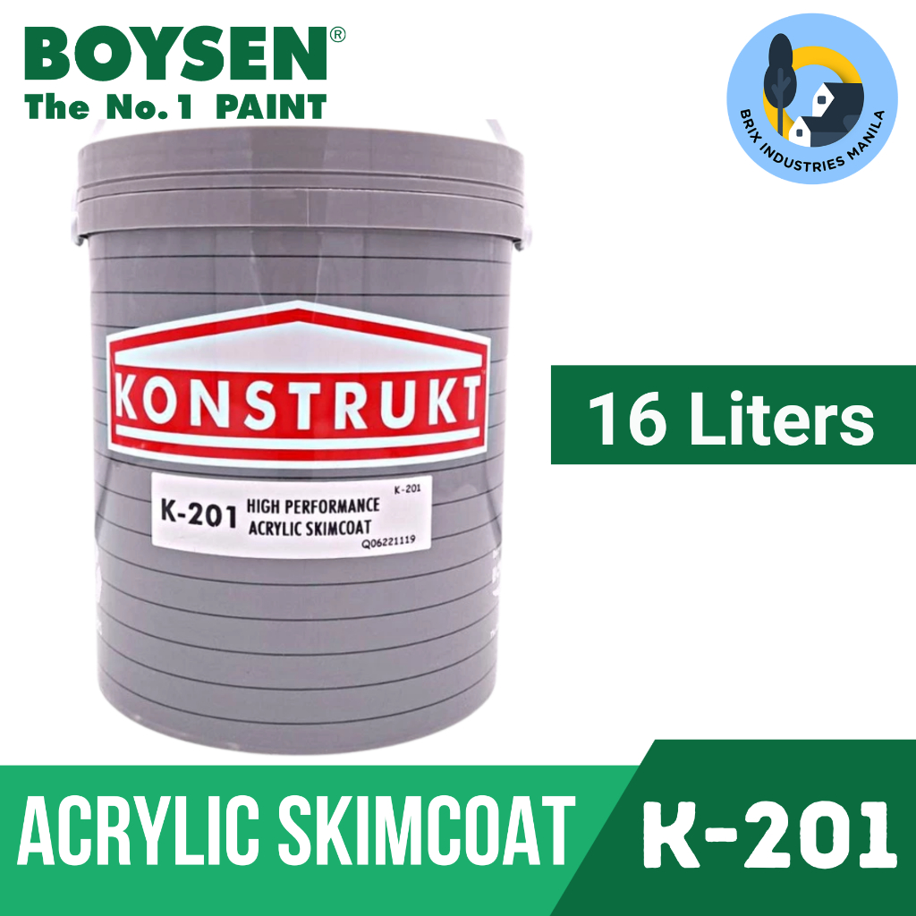 Boysen Konstrukt Permaplast K-201 16 Liters (Pail) High-Performance ...