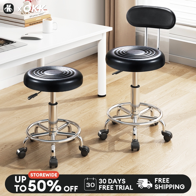 Chair With Wheels Salon Stool Work Bar Stool SPA Stylist Hydraulic ...