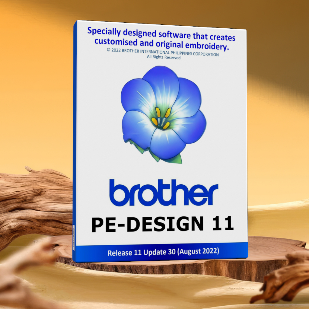 Brother PE-DESIGN 11 Embroidery Design & Digitizing Software + ScanNCut ...