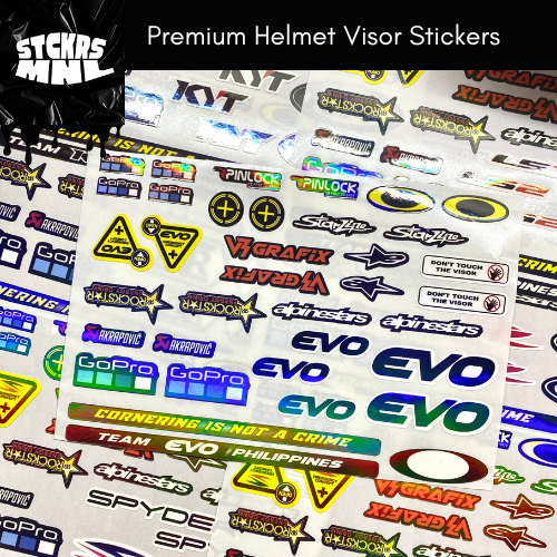 PREMIUM Helmet Visor Lens Stickers // Limited Edition Holographic and ...