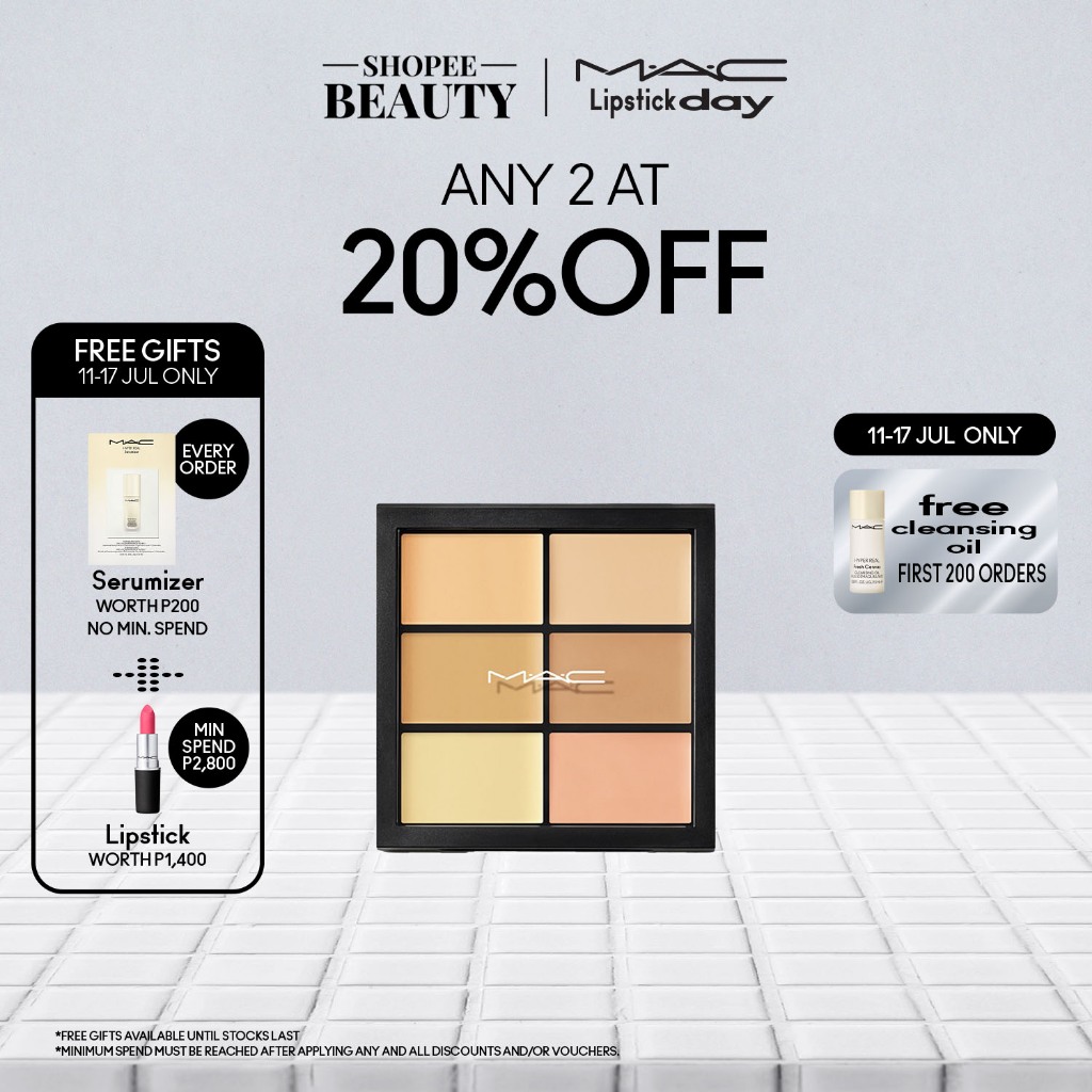 MAC Studio Fix Conceal and Correct Palette 4 concealers 2 corrector ...