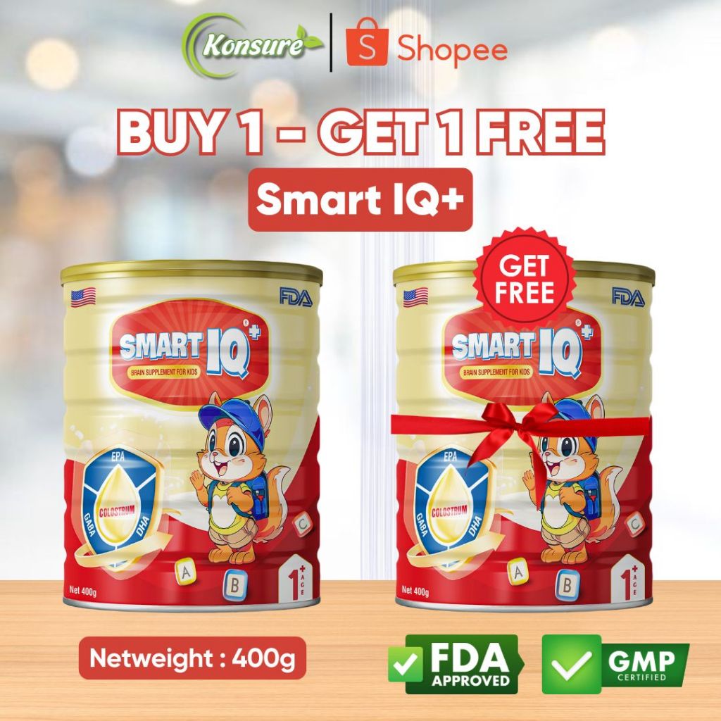 [BUY 1 GET 1] Smart IQ+ Milk for Children, Supporting Focused Growth ...