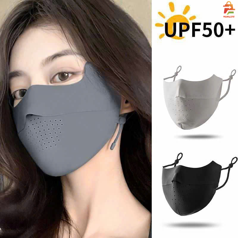 UPF50 UV protection Sunscreen mask ladies ultra-thin eye corner anti-ultraviolet sunshade ...