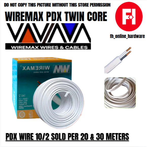 WIREMAX PDX NON METALLIC SOLID WIRE & [14/2] & [12/2] PER 20 & 30 ...