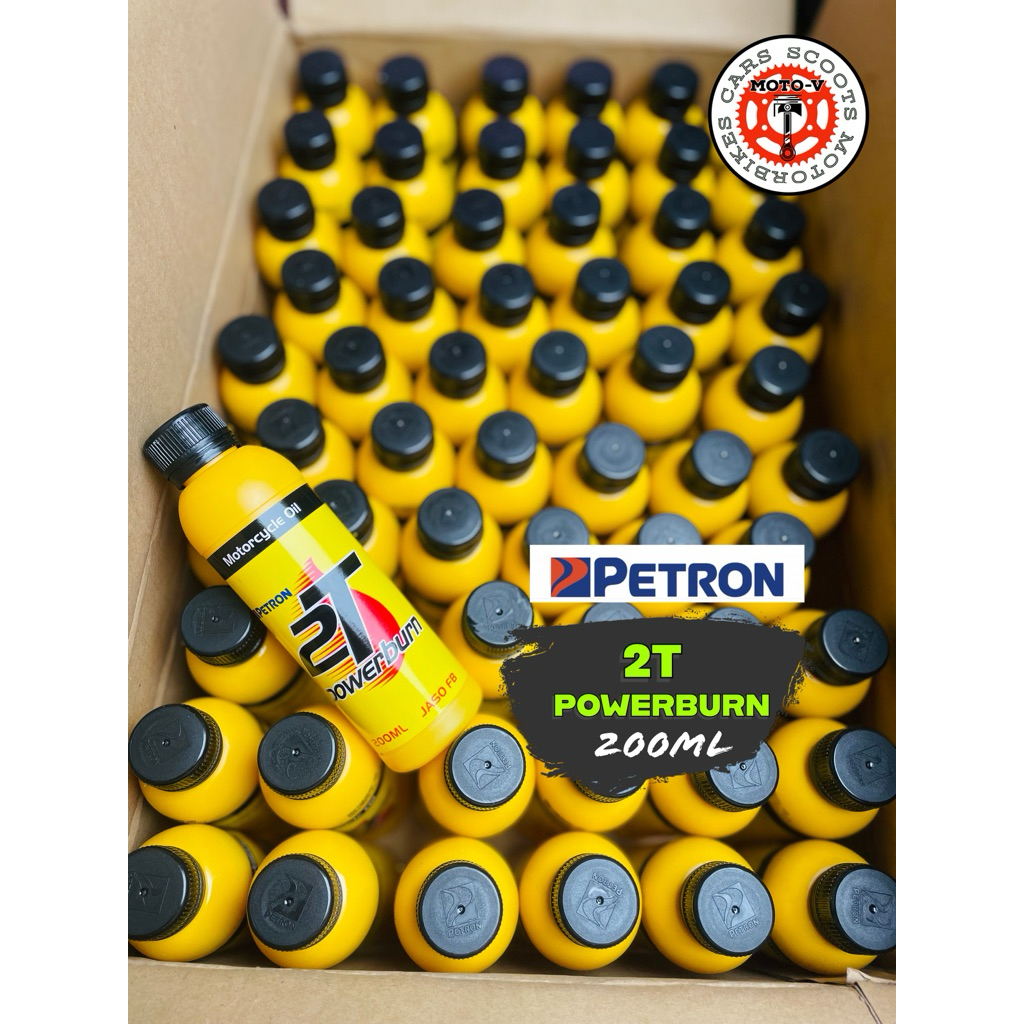 PETRON 2T POWERBURN Motorcycle Oil 200ml | Shopee Philippines