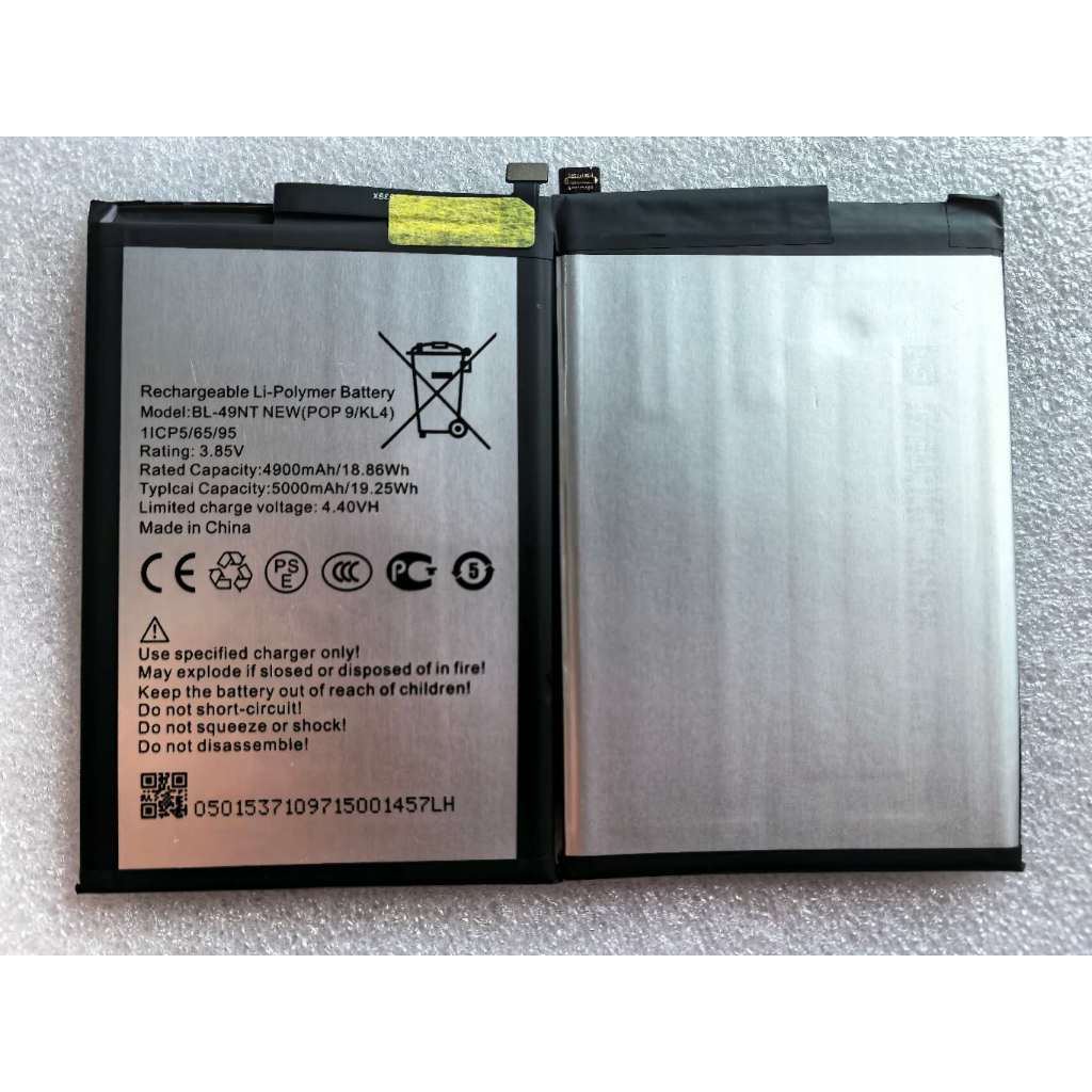For Tecno KL4 V1972 POP9 Spark GO 1 BL49NT-2 BL49NT NEW Spark GO 2023 ...