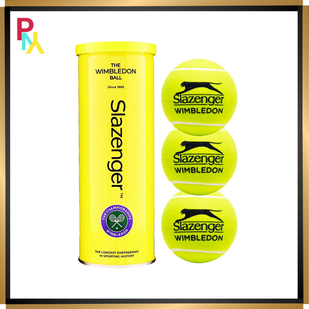 SLAZENGER The WIMBLEDON (3balls) original | Shopee Philippines