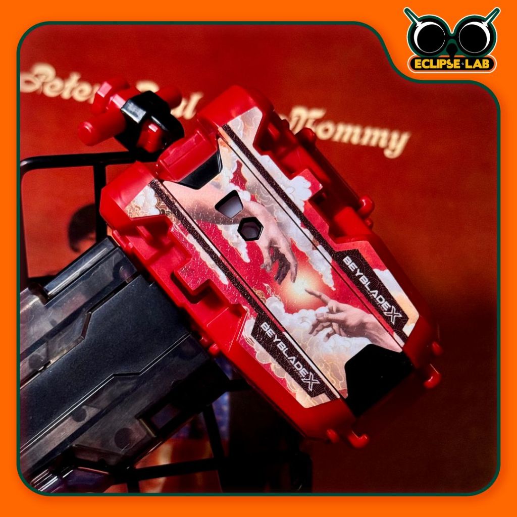 Eclipse Lab Creation of Adam Eva Beyblade X Launcher Skins - Right Spin ...