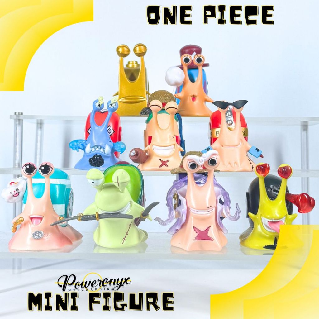 One Piece Phone Snail Den Den Mushi Luffy Zoro Sanji Jinbei Nami Nika ...
