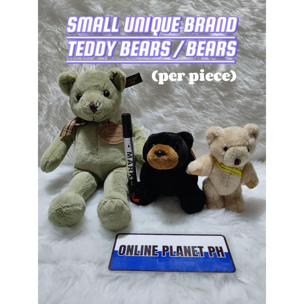 Small Unique Bears Plush or Stuffed Toys | Shopee Philippines