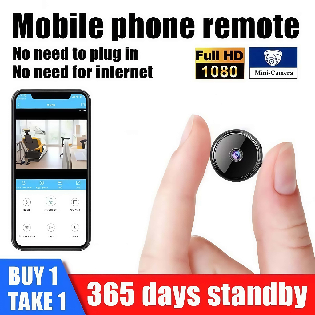 A9 Camera Camera Hidden Super Mini CCTV Wireless 270° Wide Angle WIFI ...