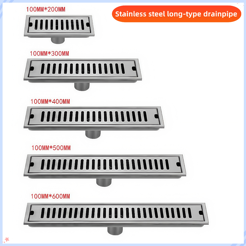 stainless steel Drains Shower Floor drain Bathroom Drainer Strainer ...