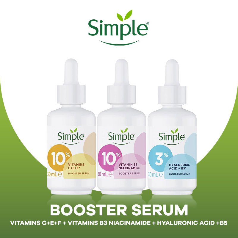 Simple Serum 30ml 10% Niacinamide /Vitamin B3 /3% Hyaluronic Acid + B5 ...