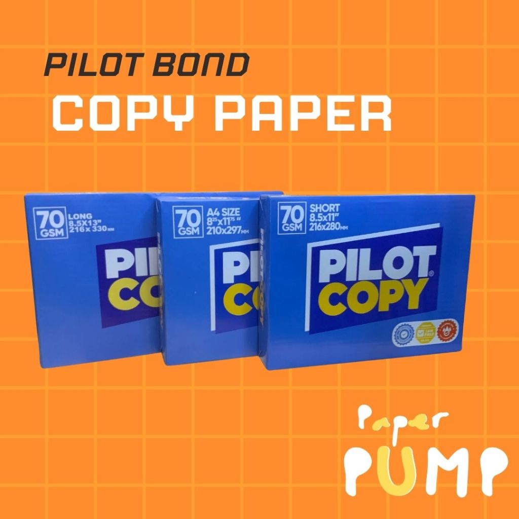 Pilot Copy paper / Bond Paper / Photocopy | Shopee Philippines