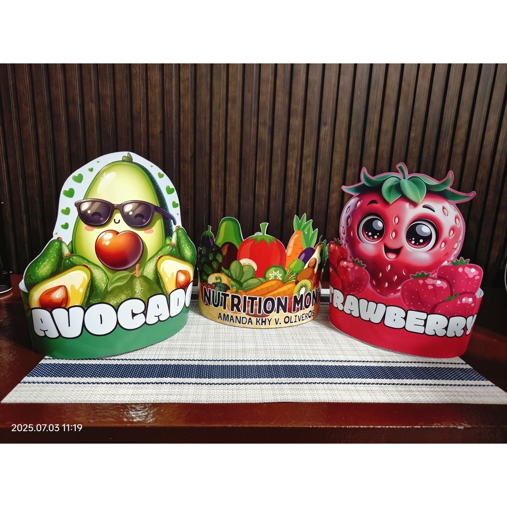 NUTRITION MONTH HEADDRESS | Shopee Philippines