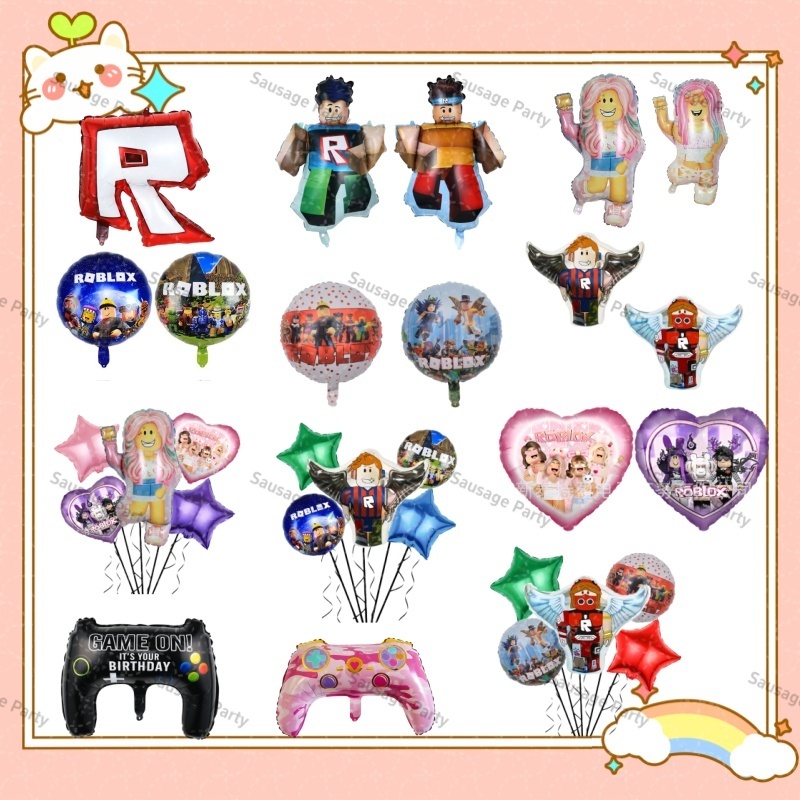 Roblox Balloons Roblox Game Theme Balloons Birthday Party Decorations ...