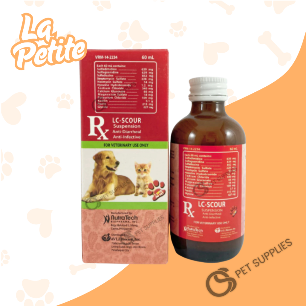 LKJ-LC-Scour Suspension Anti-Diarrheal and Anti-Infective 60mL For Dogs ...