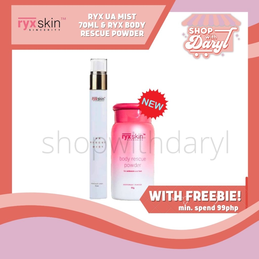 [ON HAND] RYX SKIN SINCERITY UA Spray 70ml (New Packaging) and RYX SKIN ...