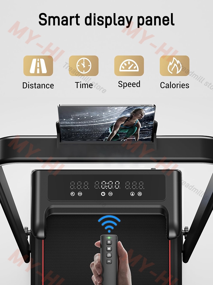 MY-HI Treadmill Electric Walking pad Treadmill foldable Treadmill Flat ...