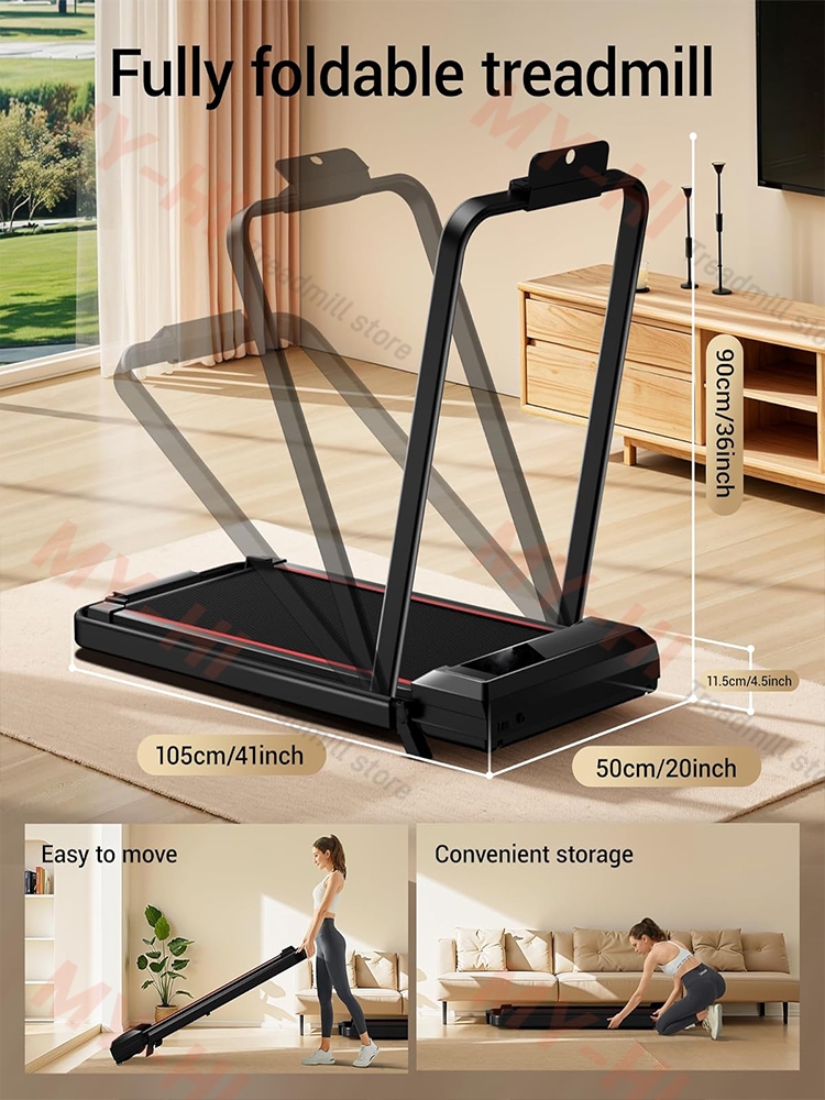 MY-HI Treadmill Electric Walking pad Treadmill foldable Treadmill Flat ...