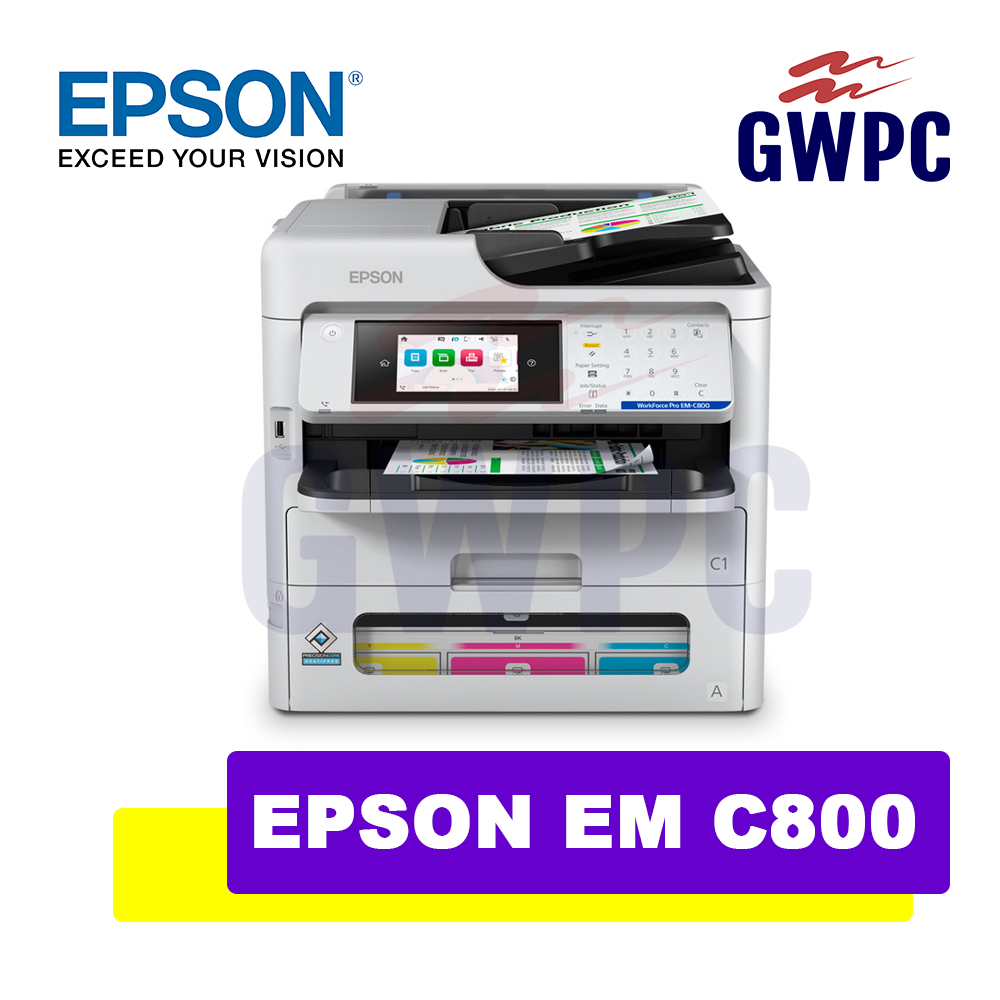 Epson WorkForce Pro EM-C800 Workgroup Color Multifunction Printer ...