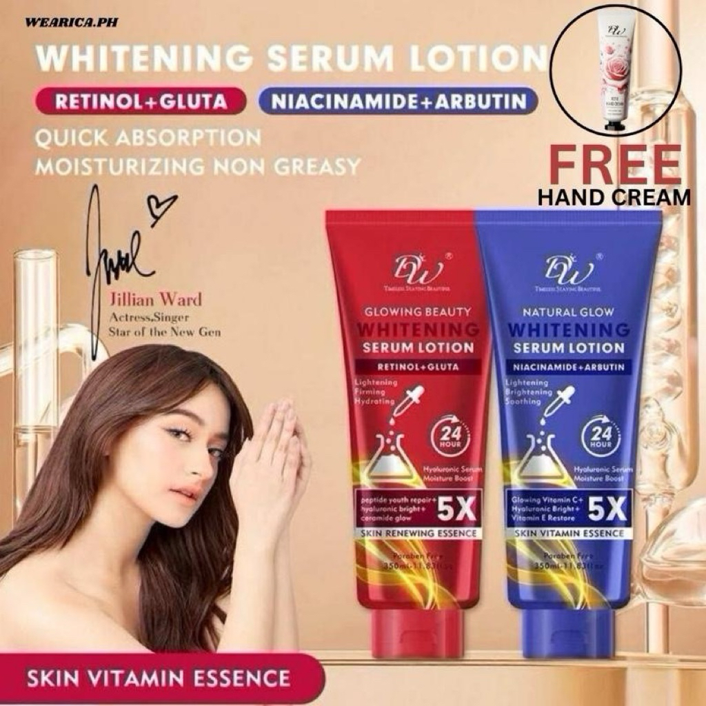 DW Whitening Body Serum Retinol+Glutha and Niacinamide+Arbutin Lotion ...