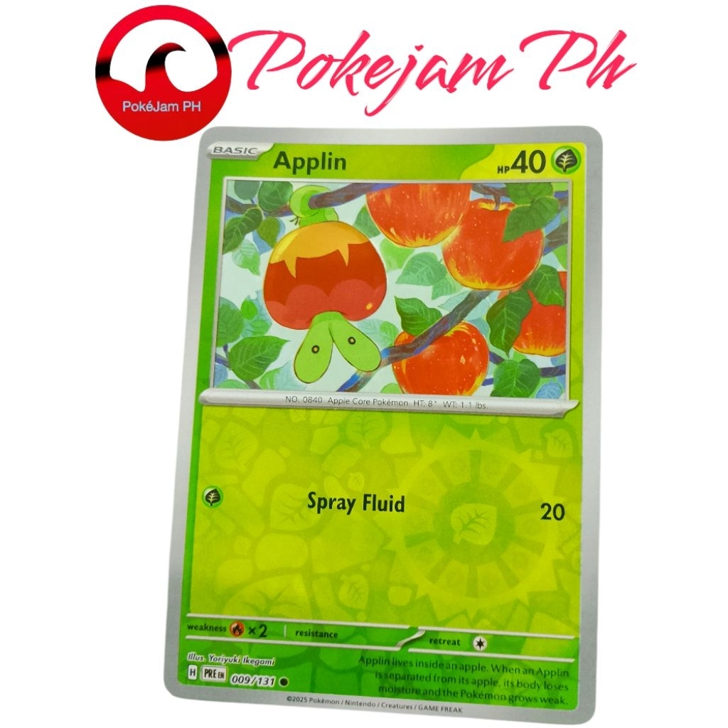 Applin Reverse Holo Prismatic Evolutions (009/131) | Shopee Philippines