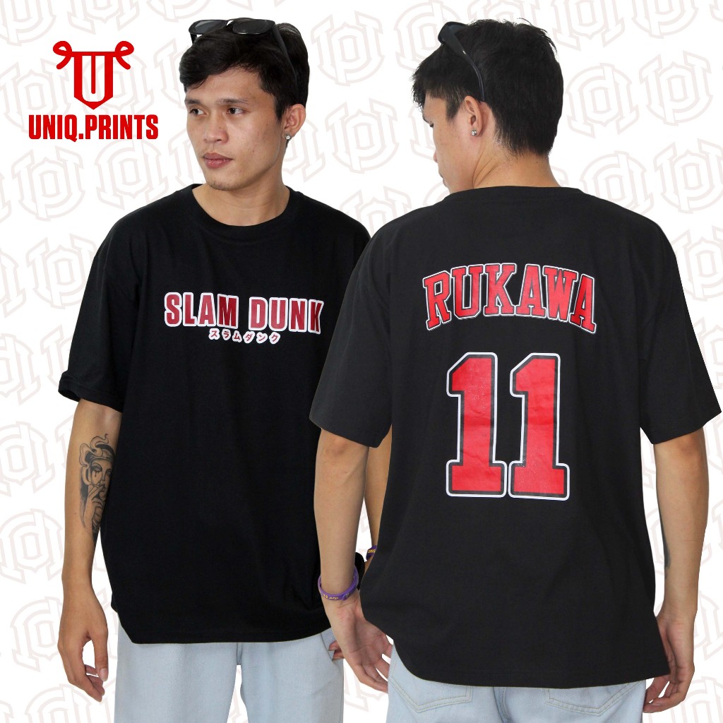UNIQ.PRINTS SLAM DUNK RUKAWA 11 GRAPHIC COTTON TSHIRT FOR MEN AND WOMEN ...