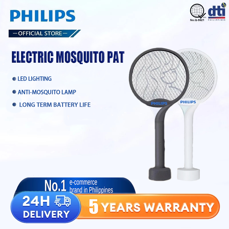 Philips Rechargeable UV Mosquito Zapper Bat Powerful Electric Fly ...