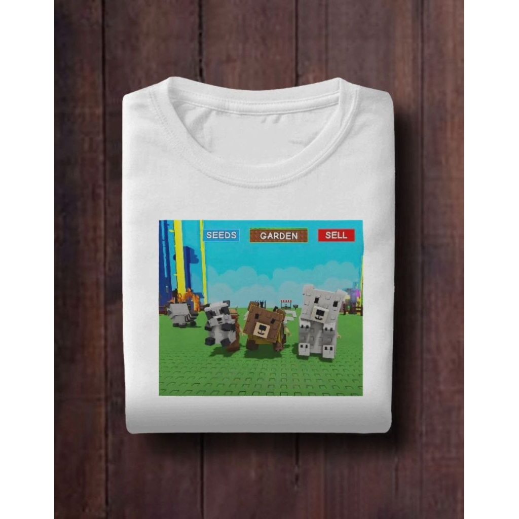 grow a garden Roblox sublimation shirt kids | Shopee Philippines