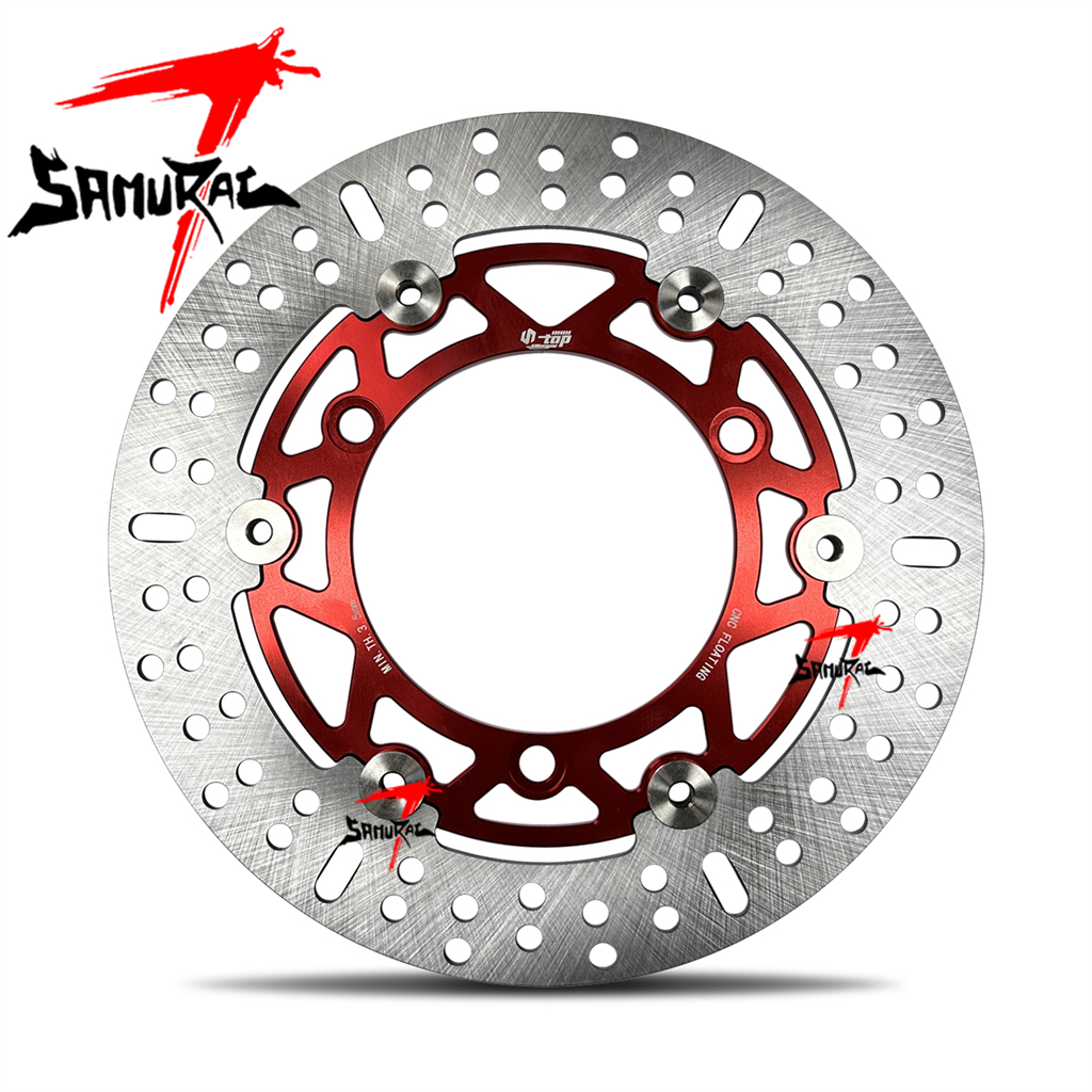 S TOP 260mm Disc Plate Brake 3Hole Front Piring Disk With Bracket for ...
