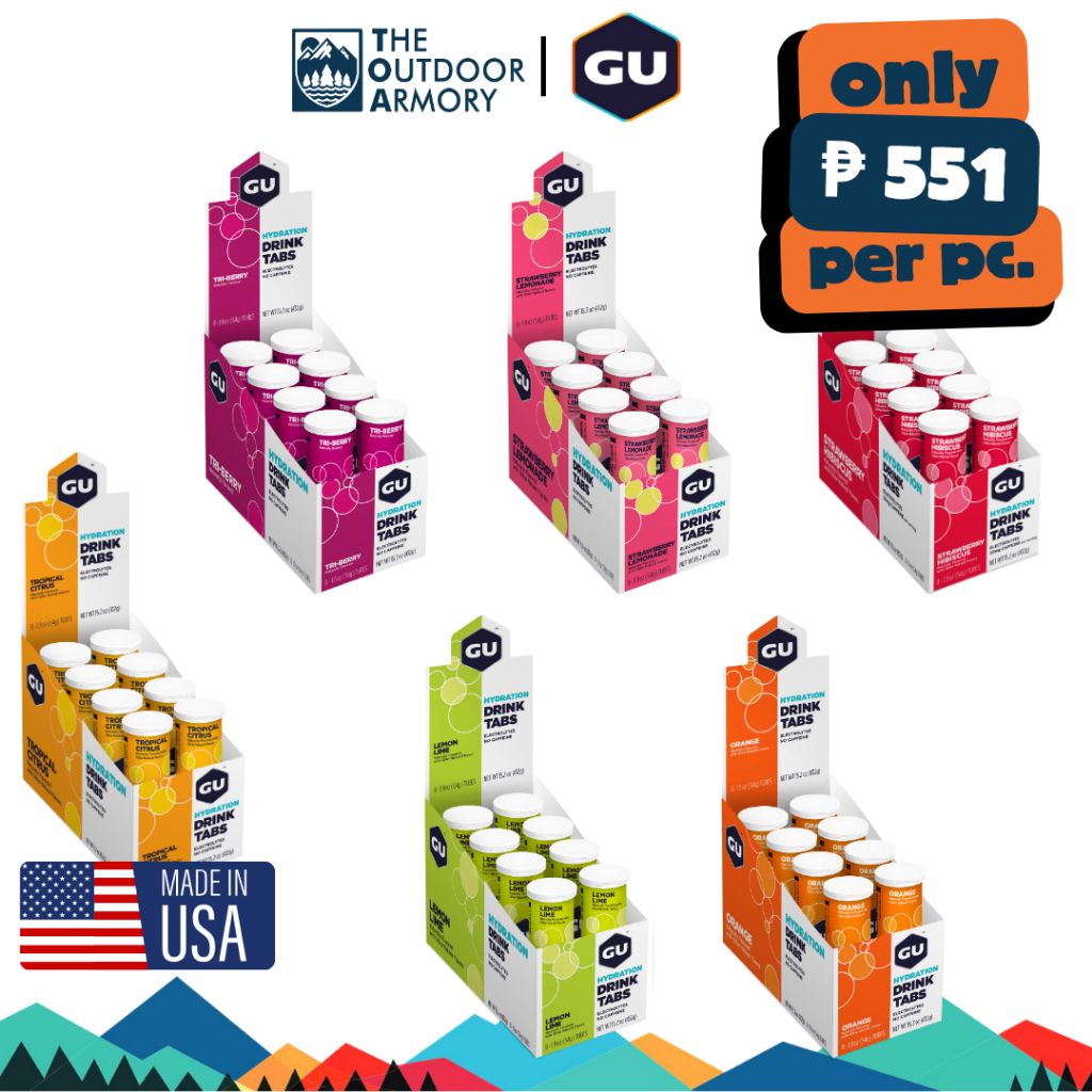 GU Hydration Drink Tabs - Box of 8 | Shopee Philippines