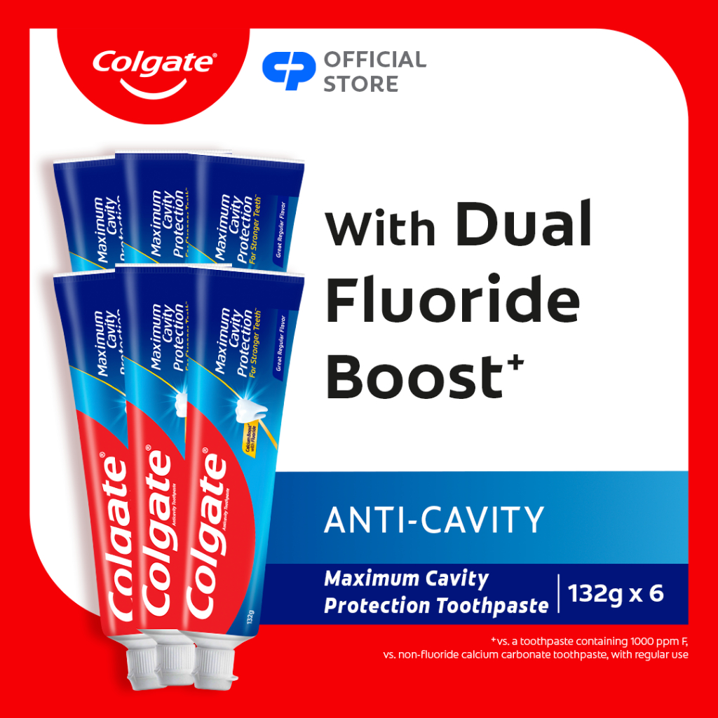 [BUY 3, FREE 3] Colgate Maximum Cavity Protection Anti-Cavity Family ...