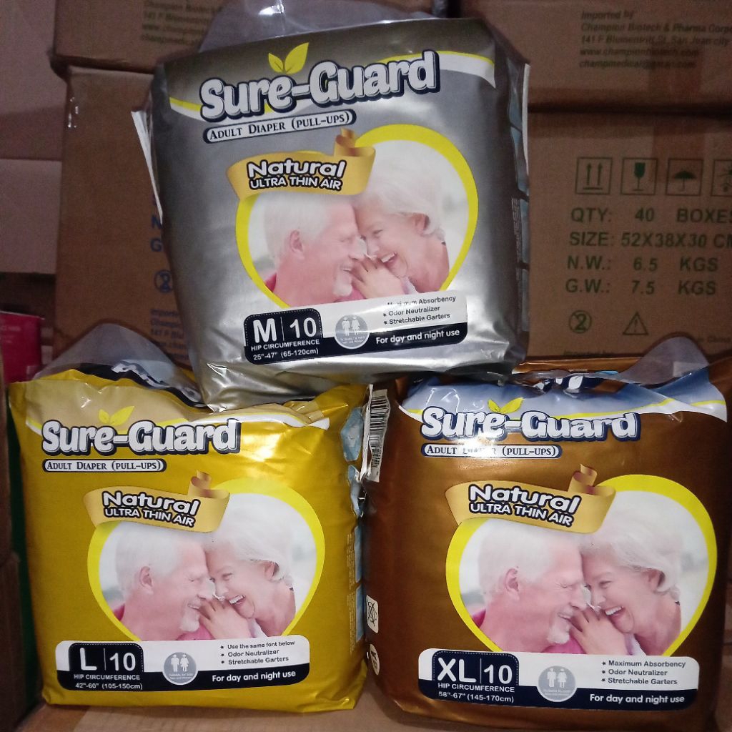 ADULT DIAPER (PULL-UPS) sure-guard | Shopee Philippines