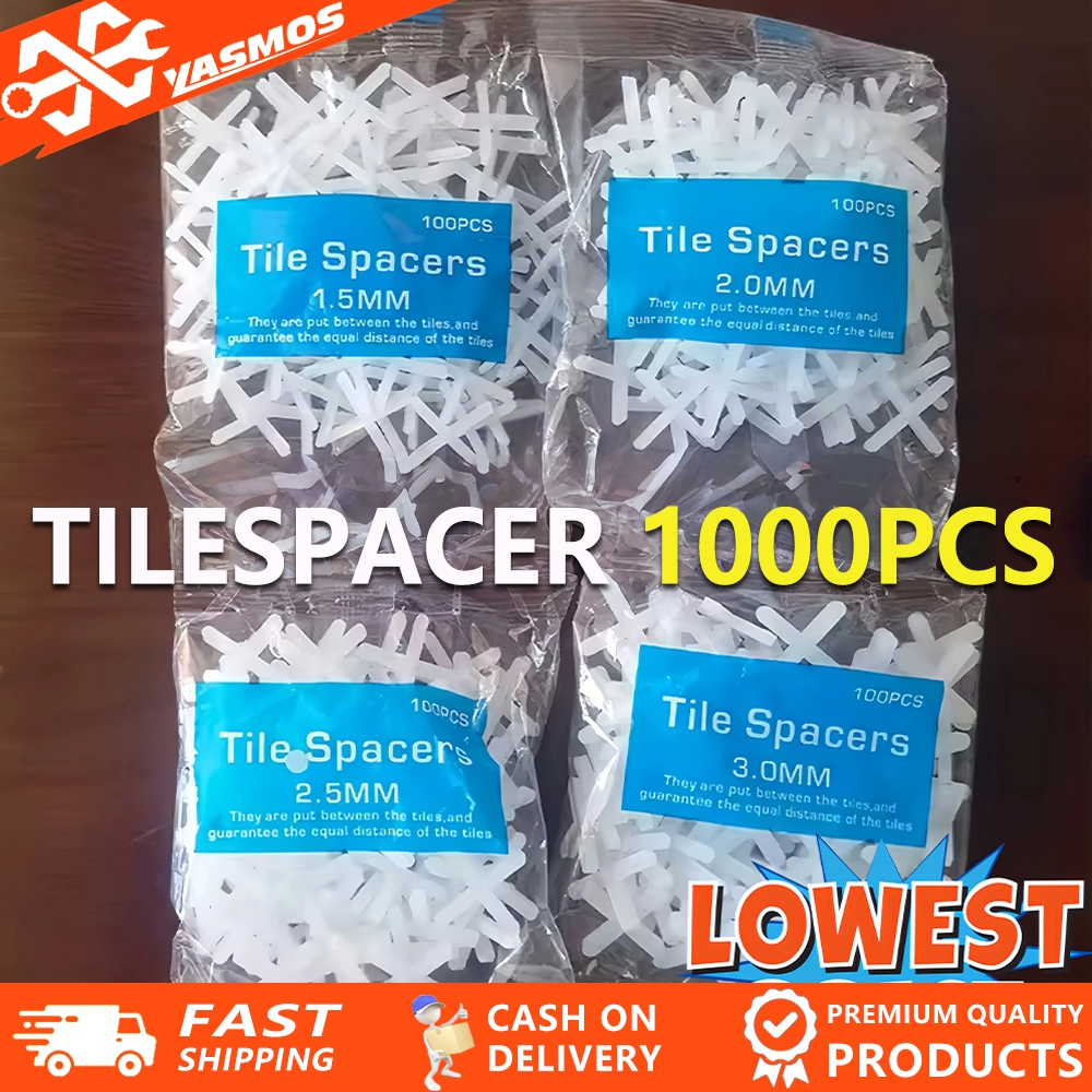 1000pcs Tile Leveling Spacers 1MM 1.5MM 2MM 3MM 4MM Tile laying ...