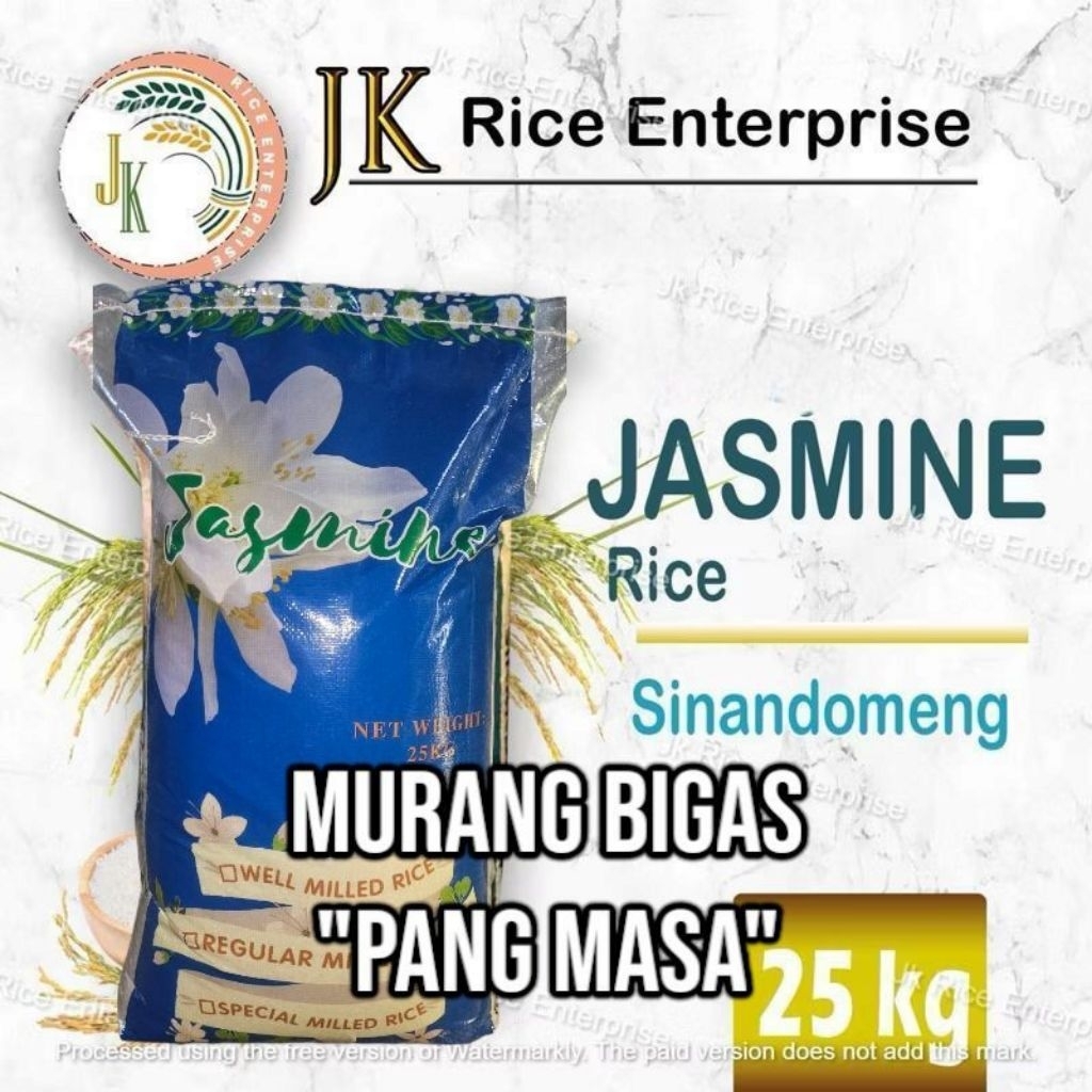 JASMINE SINANDOMENG RICE 25KG (PANG MASA NA PRESYO) | Shopee Philippines
