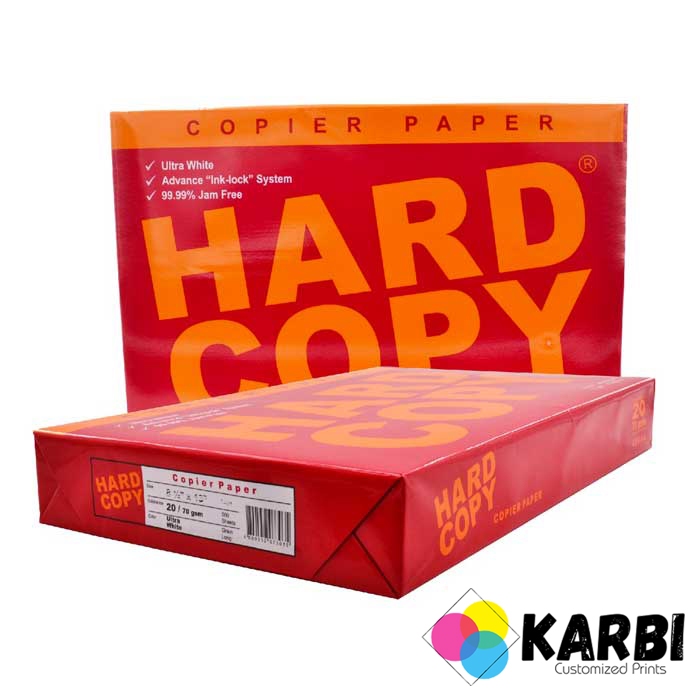 Hard Copy Bond Paper A4 Size (8.27 x 11.69 inches) 70gsm 500 Sheets ...