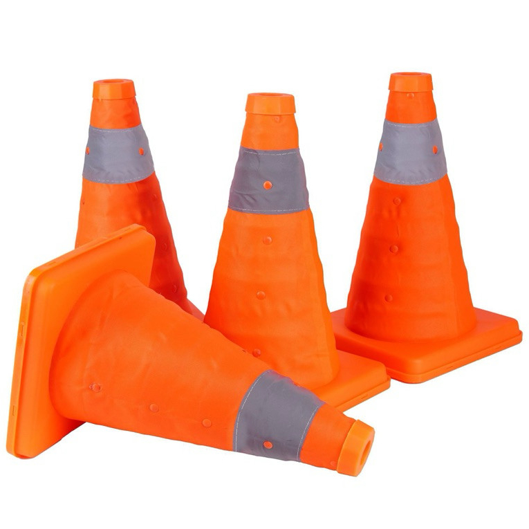 Traffic Safety Cone 24" Cloth Collapsible Cone Foldable Cone Portable ...